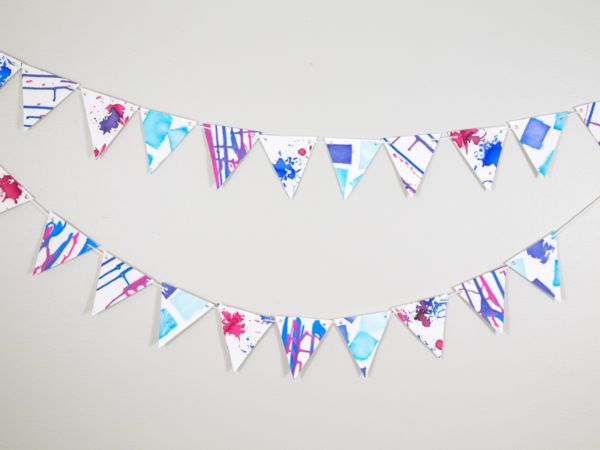 How to Make an Artful Bunting - The Artful Parent