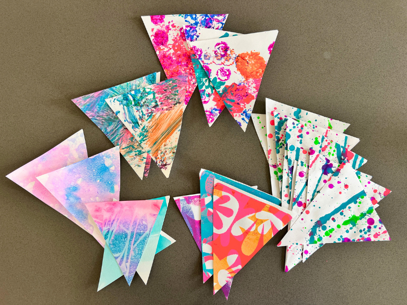 How to Make an Artful Bunting - The Artful Parent