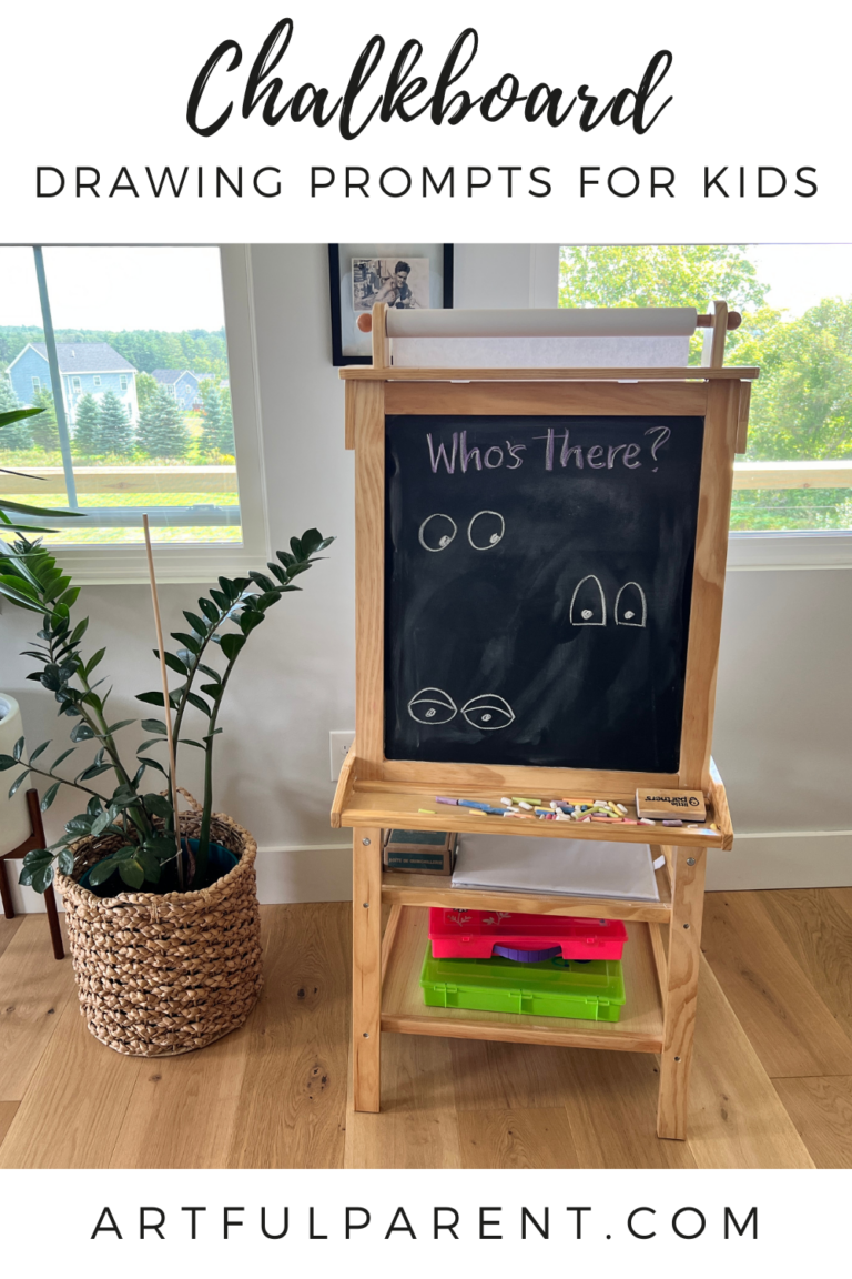 Chalkboard Drawing Prompts for Kids
