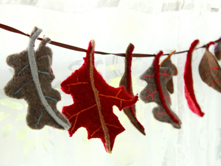 12 Simple Fall Garland Ideas for Kids