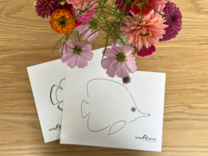 How to Make a Fish Craft from Nature Items (+ FREE Printable!)