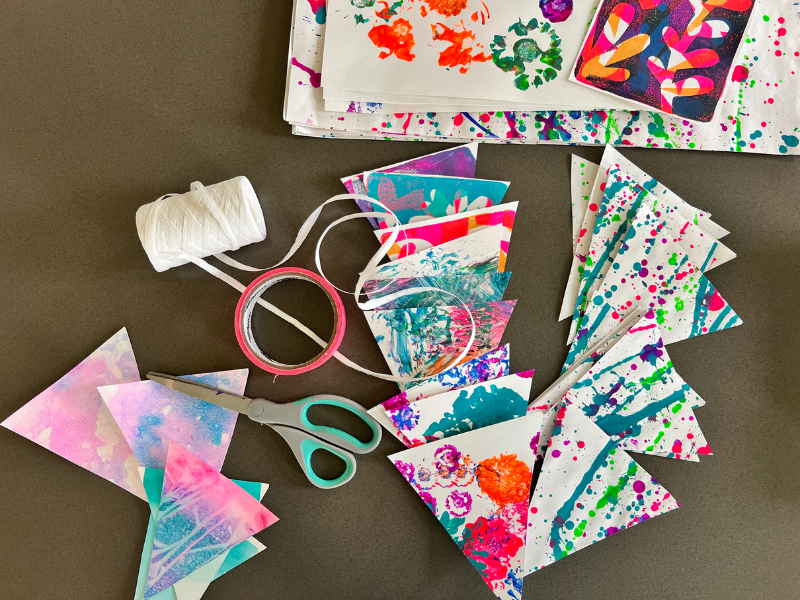 How to Make an Artful Bunting - The Artful Parent