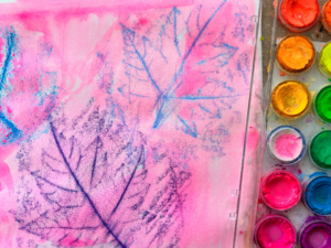 How to Make Fall Leaf Rubbings for Kids