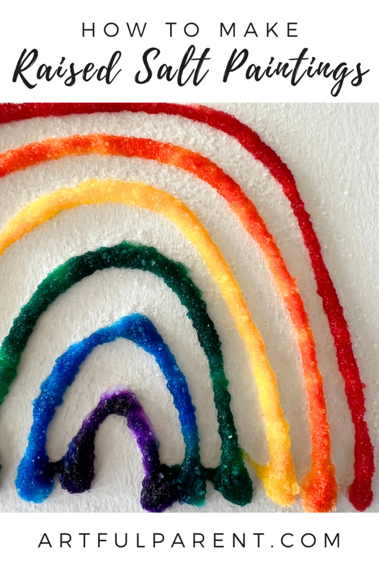 How to Make Raised Salt Paintings