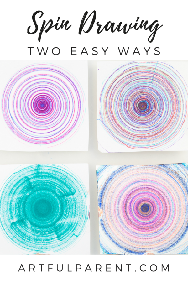 How to do Spin Drawing for Kids