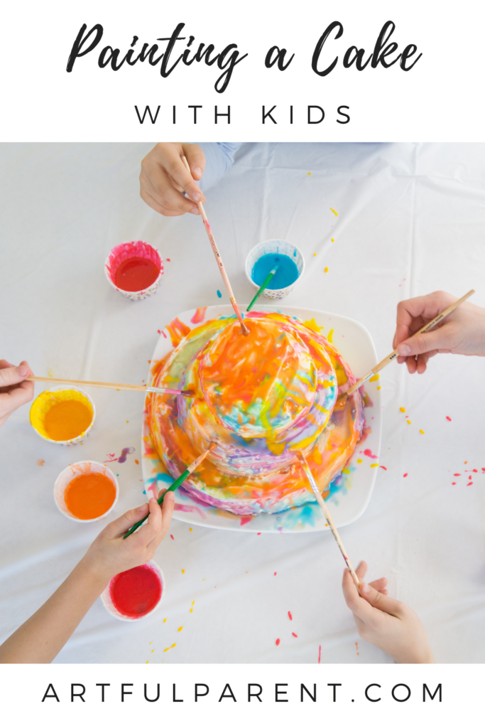 Painting a Cake with Kids