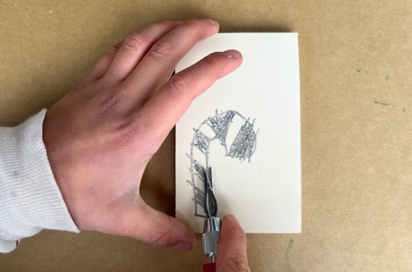 How to Make DIY Stamps for Holiday Cards - The Artful Parent