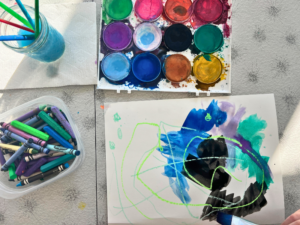 How to Do Watercolor Resist Crayon Art