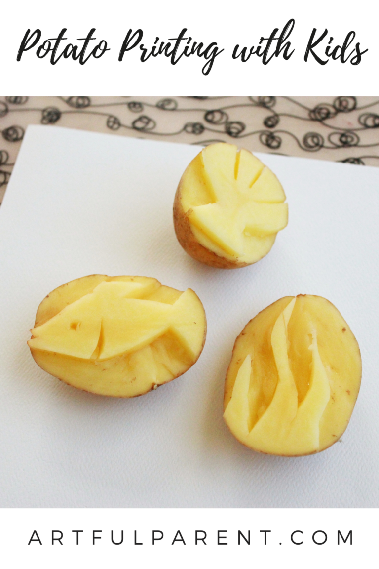 How to Do Potato Printing with Kids