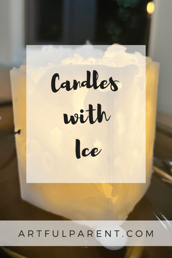 How to Make Candles with Ice for Kids