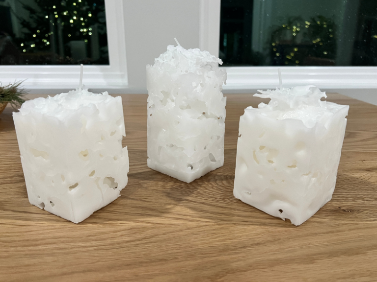 How to Make Candles with Ice for Kids