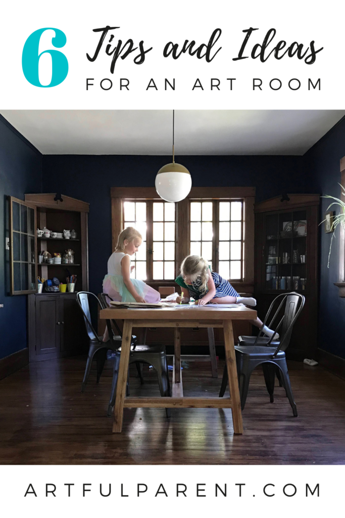 6 Tips and Ideas for a Kids' Art Room