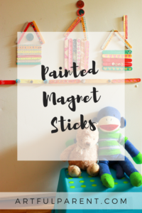 Create Your Own Painted Magnet Sticks