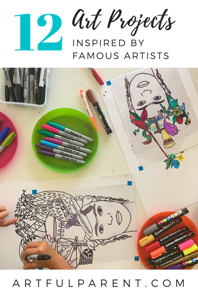 12 Art Projects Inspired by Famous Artists - The Artful Parent