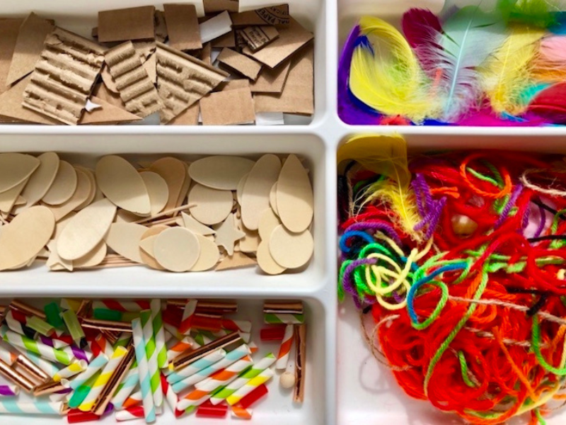 Explore Texture With Mixed Media Collage Portraits for Kids