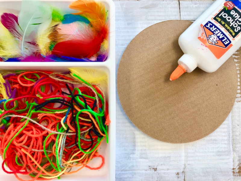 Explore Texture With Mixed Media Collage Portraits for Kids