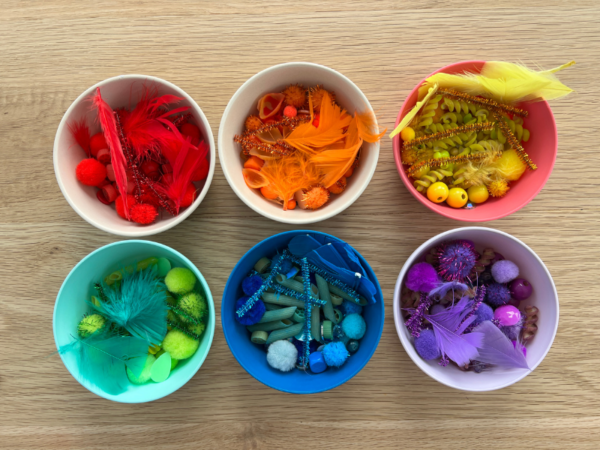 How to Make Rainbow Art Collages for Kids - The Artful Parent