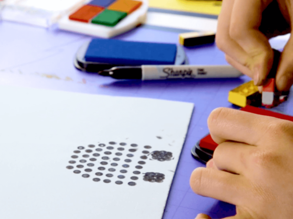 How to Make Easy LEGO Prints For Kids