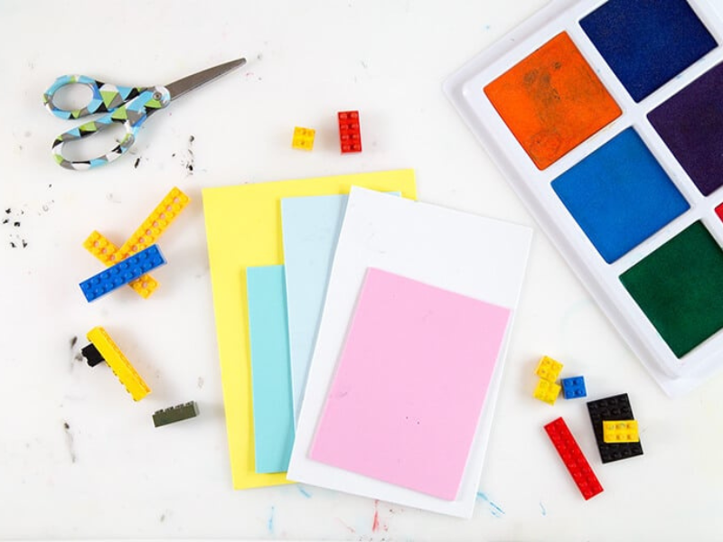 How to Make Easy LEGO Prints For Kids