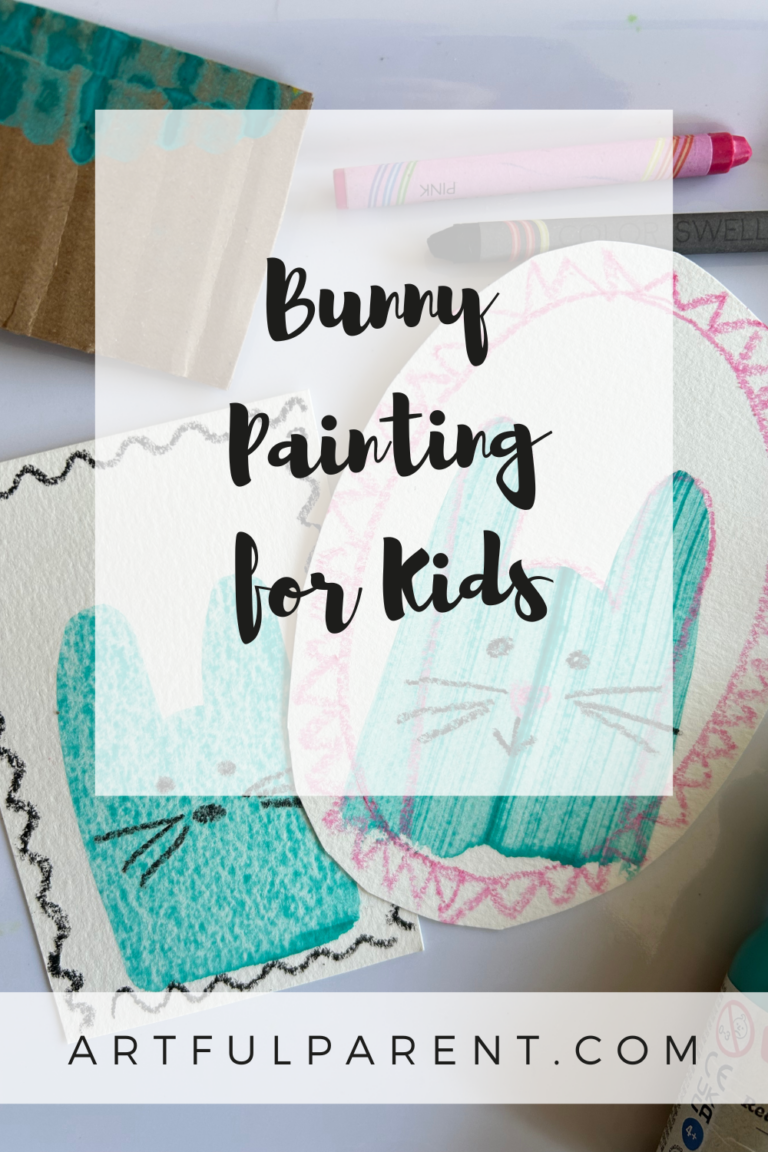 How to do Easy Bunny Painting for Easter - The Artful Parent