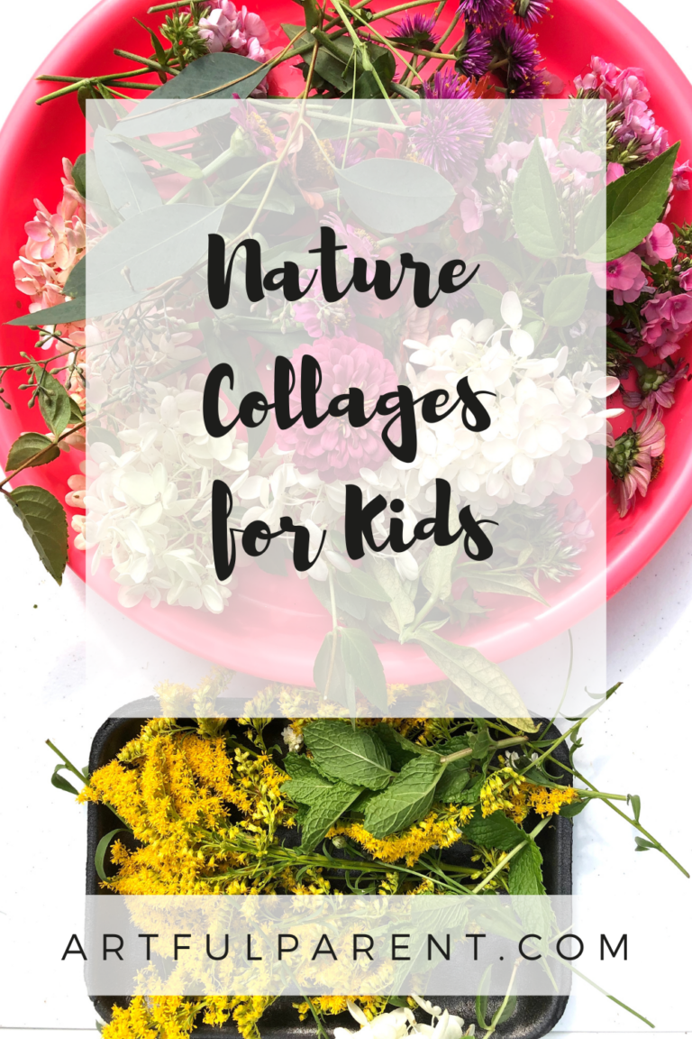 How to Make a Nature Collage for Kids - The Artful Parent
