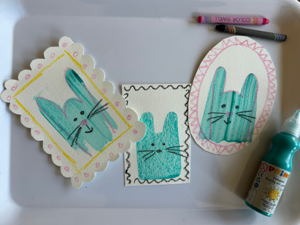 How to do Easy Bunny Painting for Easter - The Artful Parent