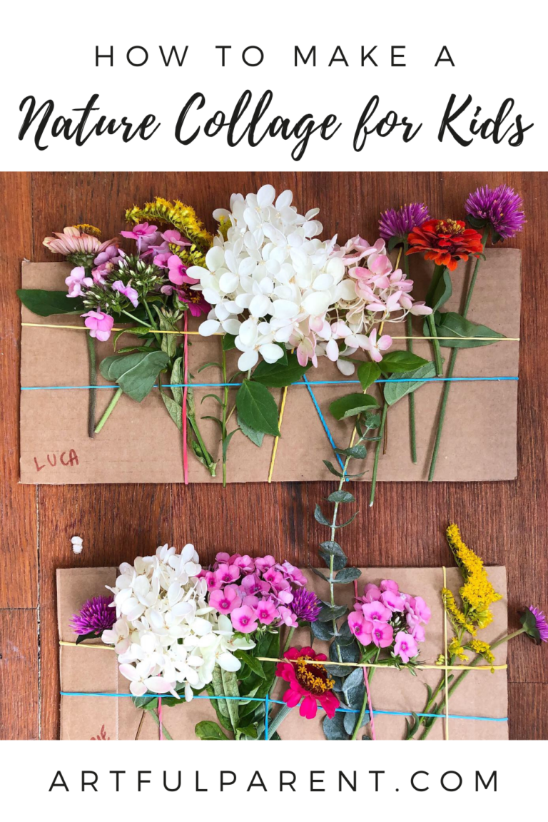 How to Make a Nature Collage for Kids - The Artful Parent