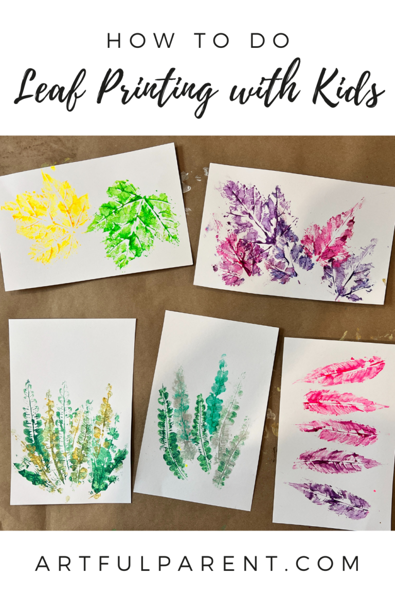 How to Do Leaf Printing with Kids