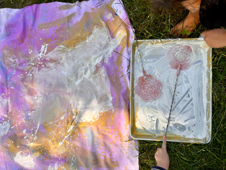 The Best Action Art Painting Activities for Kids - The Artful Parent
