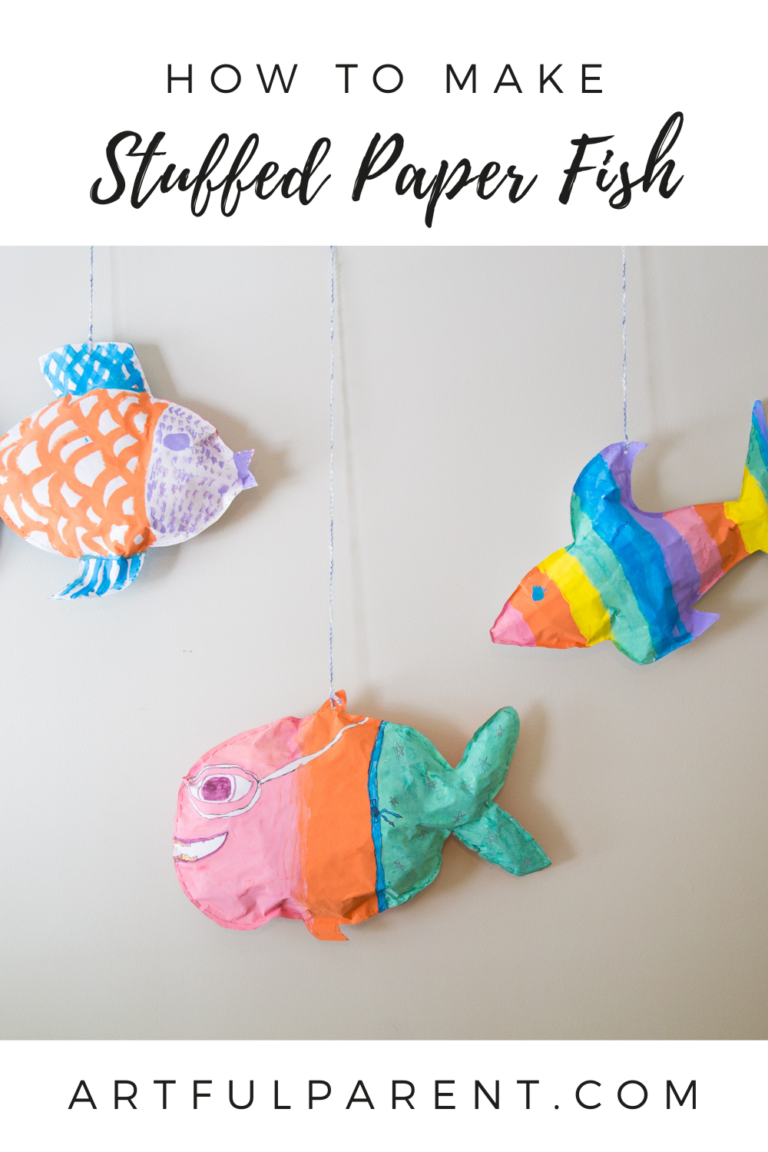 How to Make Stuffed Paper Fish - The Artful Parent