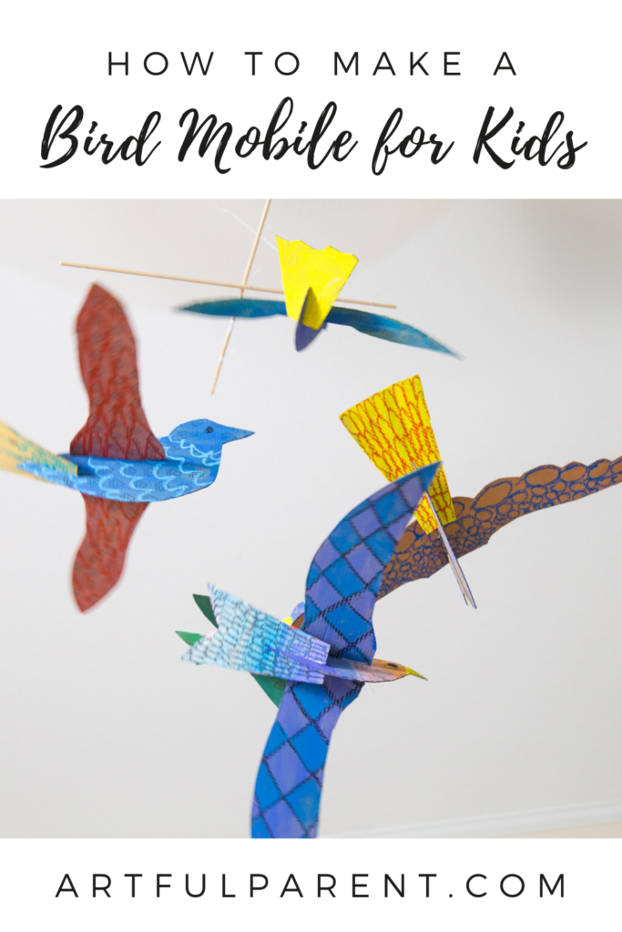 How to Make a Bird Mobile for Kids - The Artful Parent