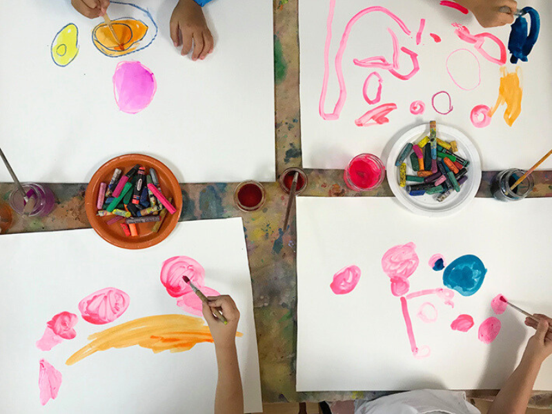 Circle Art For Kids: A Fun Process Art Activity