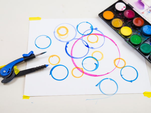 Circle Art For Kids: A Fun Process Art Activity
