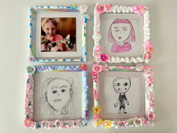 How to Make a Decoden Frame for Mother's Day - The Artful Parent