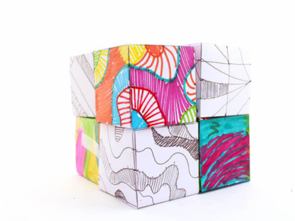 How to Make Doodle Cubes for Kids