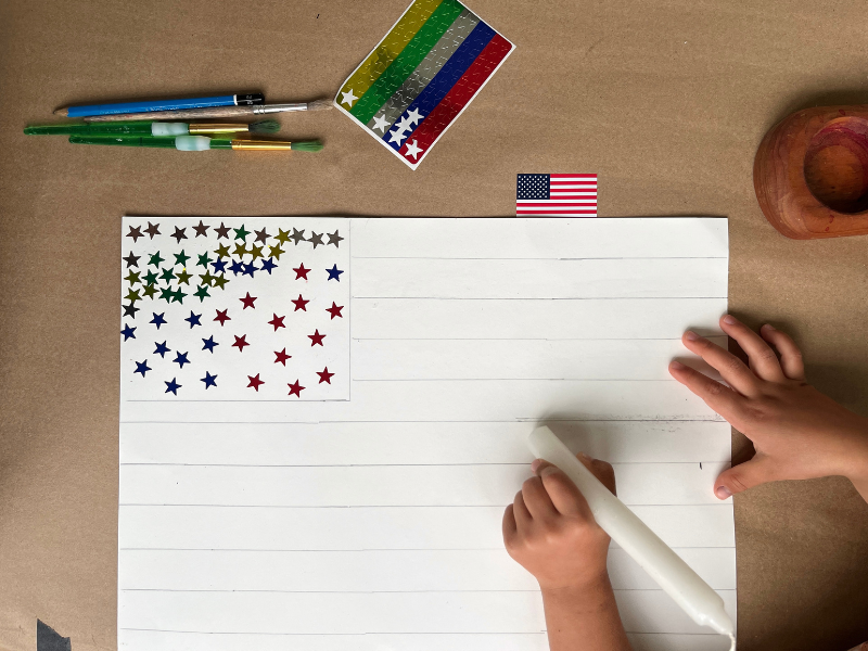 How to Make Flag Art for Kids - The Artful Parent