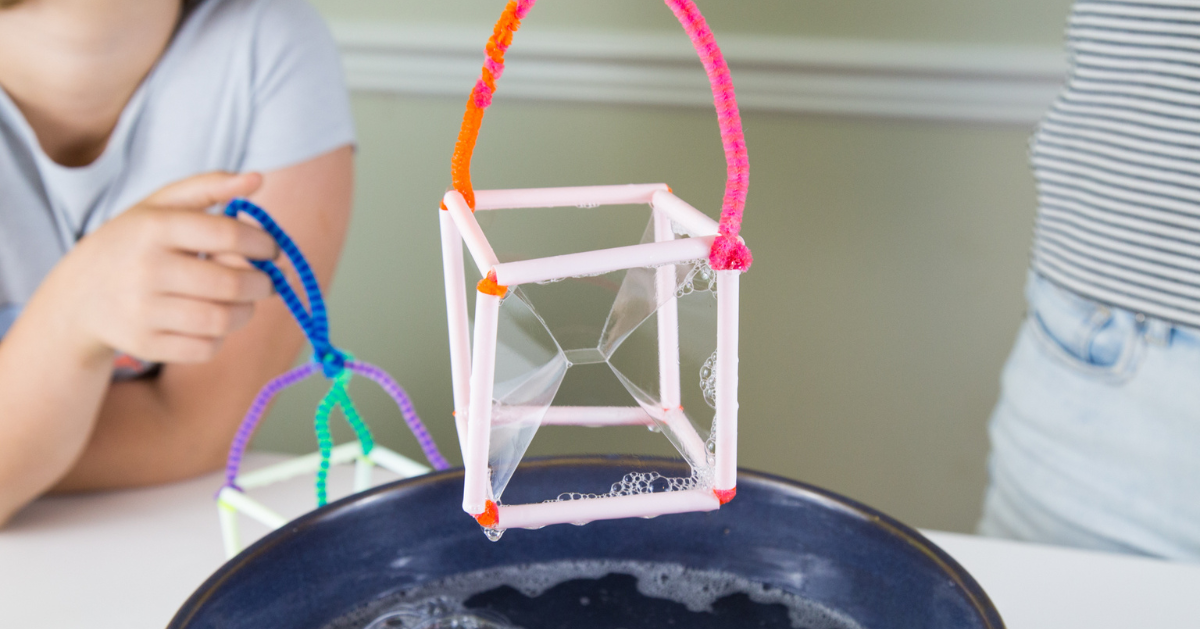How to Make Geometric Bubbles - The Artful Parent