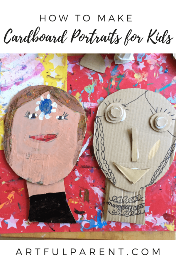 How to Make Cardboard Portraits for Kids