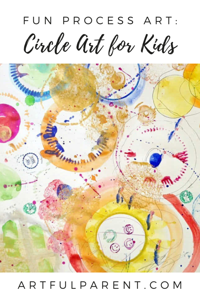 Circle Art For Kids: A Fun Process Art Activity
