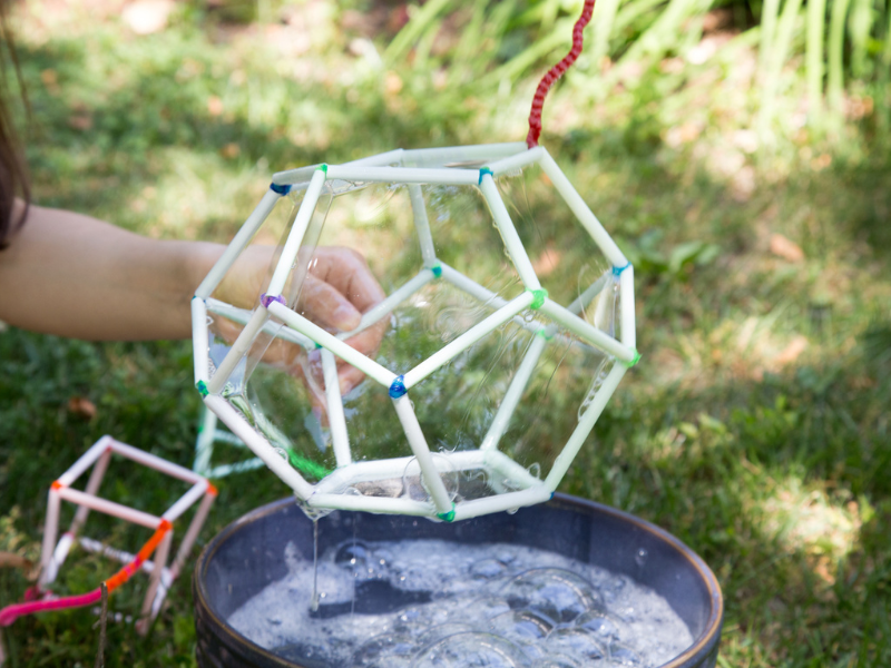 How to Make Geometric Bubbles - The Artful Parent