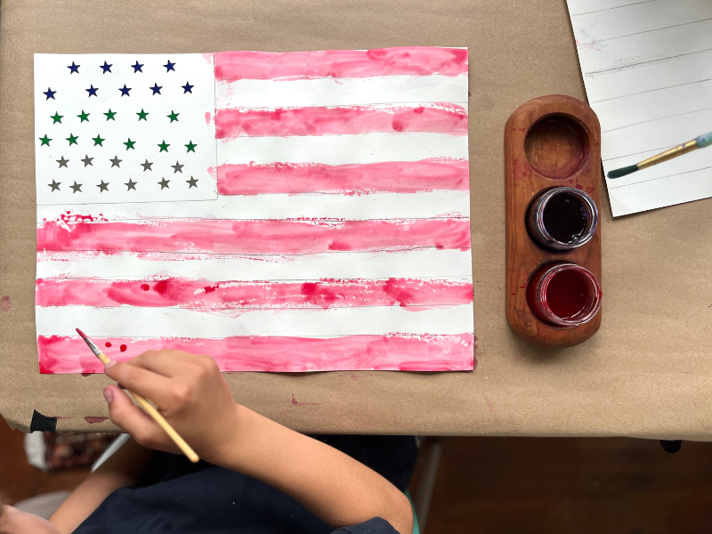 How to Make Flag Art for Kids - The Artful Parent
