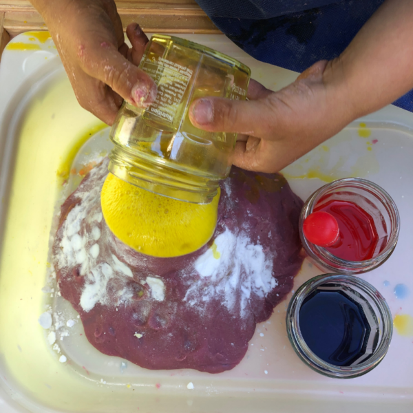 How To Make Baking Soda and Vinegar Volcanoes