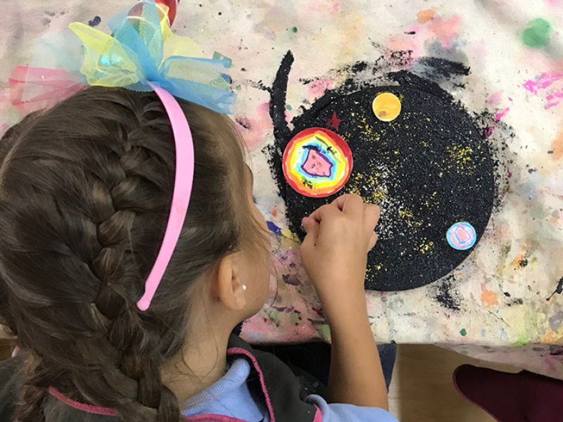 How to Make DIY Space Geoboards for Kids