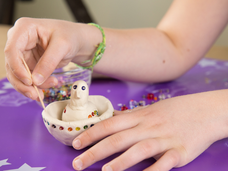 How to Make Clay Birds and Pinch Pot Nests - The Artful Parent