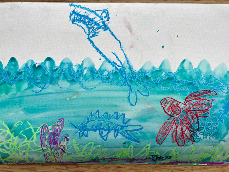Ocean Drawing For Kids Realistic