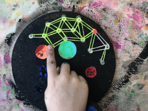 How to Make DIY Space Geoboards for Kids