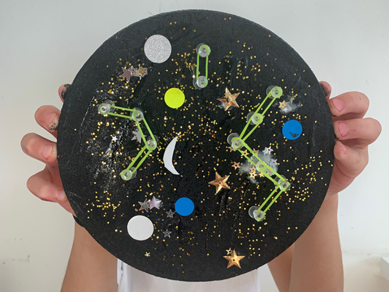 How to Make DIY Space Geoboards for Kids