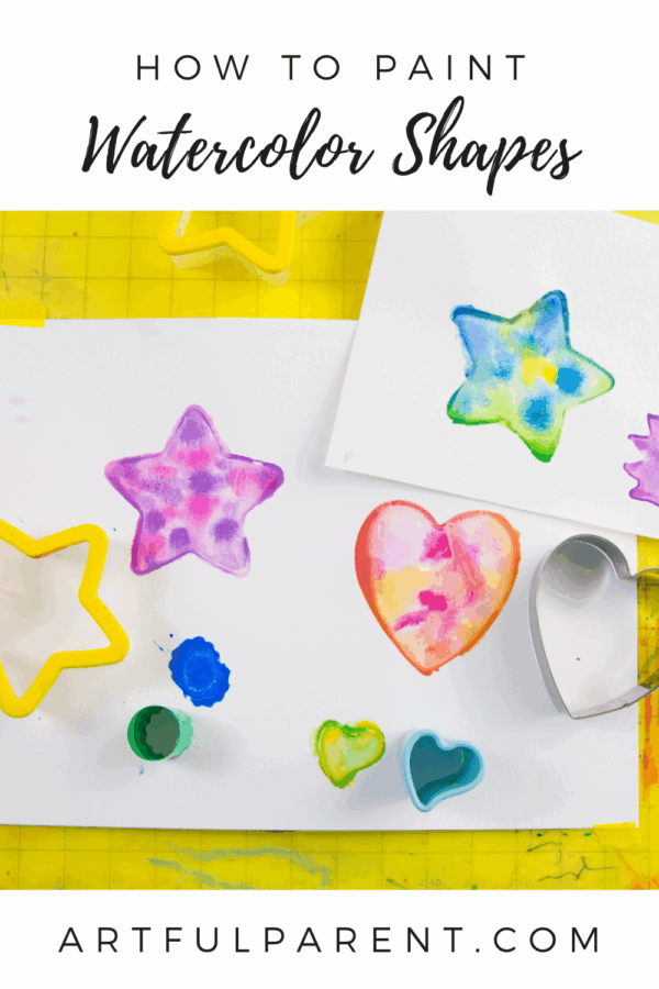 How to Paint Watercolor Shapes - The Artful Parent